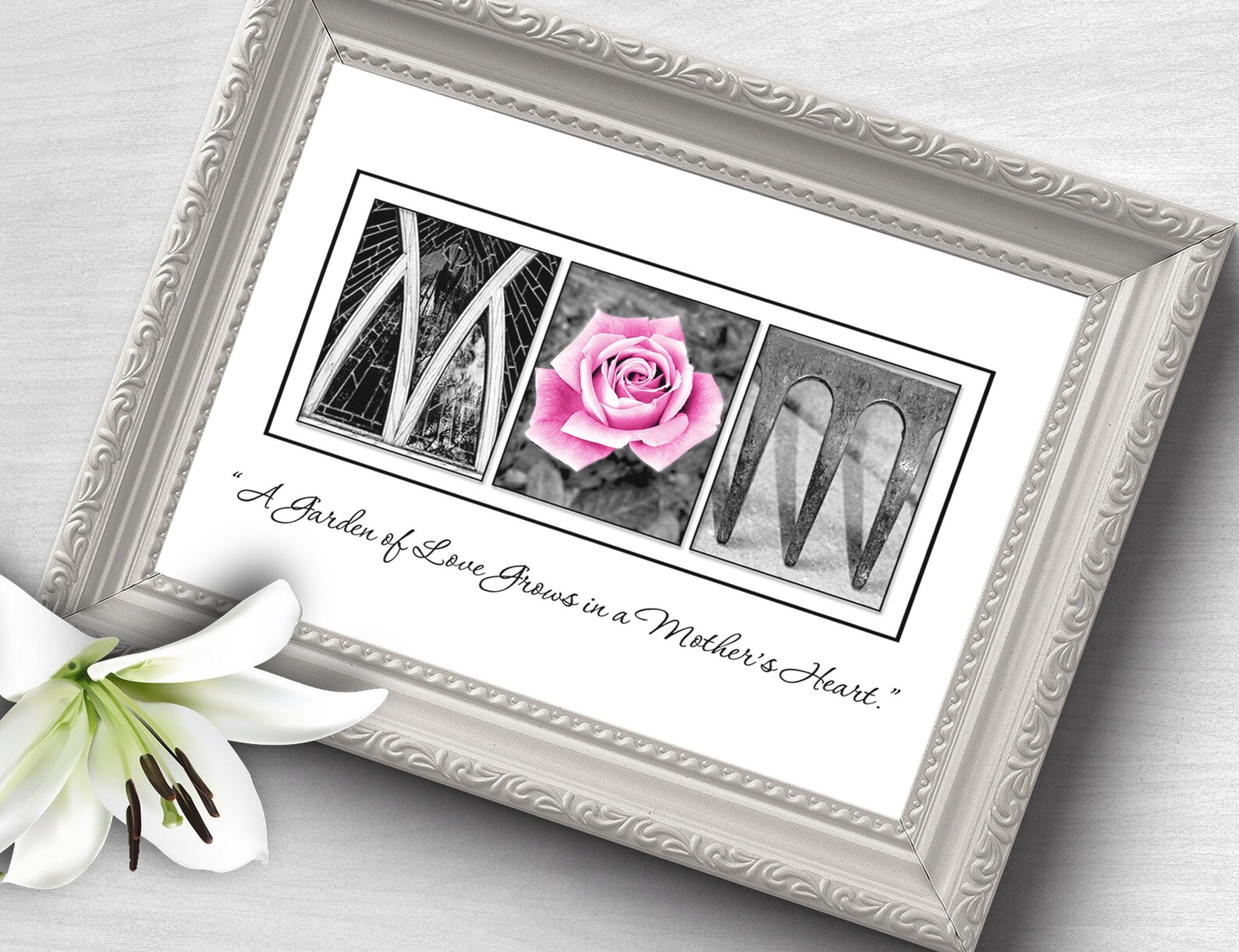 Gifts for Mom Mother's Day Gift Alphabet Photo Art for - Etsy