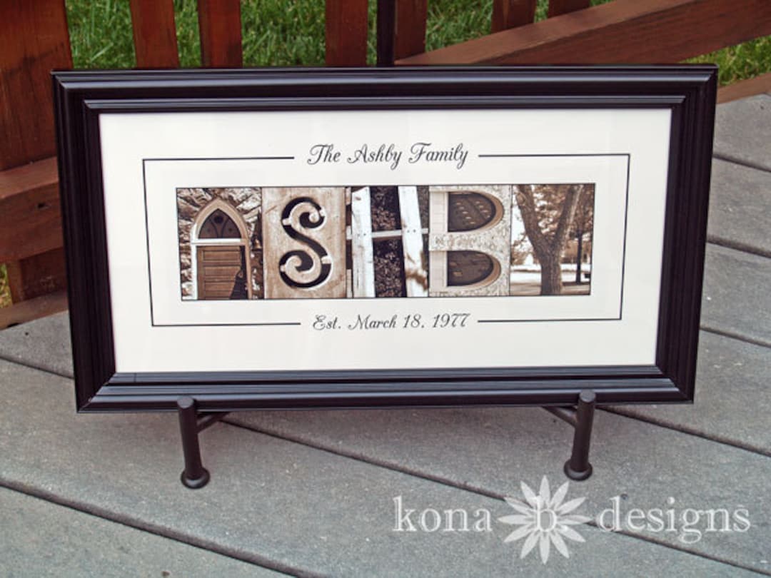 Photo Letter Art Alphabet Letter Photography Photo Letters 10x20 Print ...