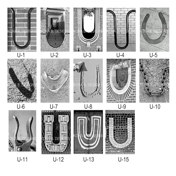 Alphabet U Pictures LETTER U Fancy Capital Alphabet ABCs 8.5 X 11