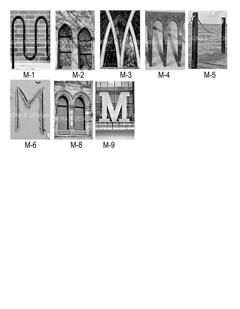 Letter M Alphabet Photography 4x6 Photo Letter Unframed - Etsy