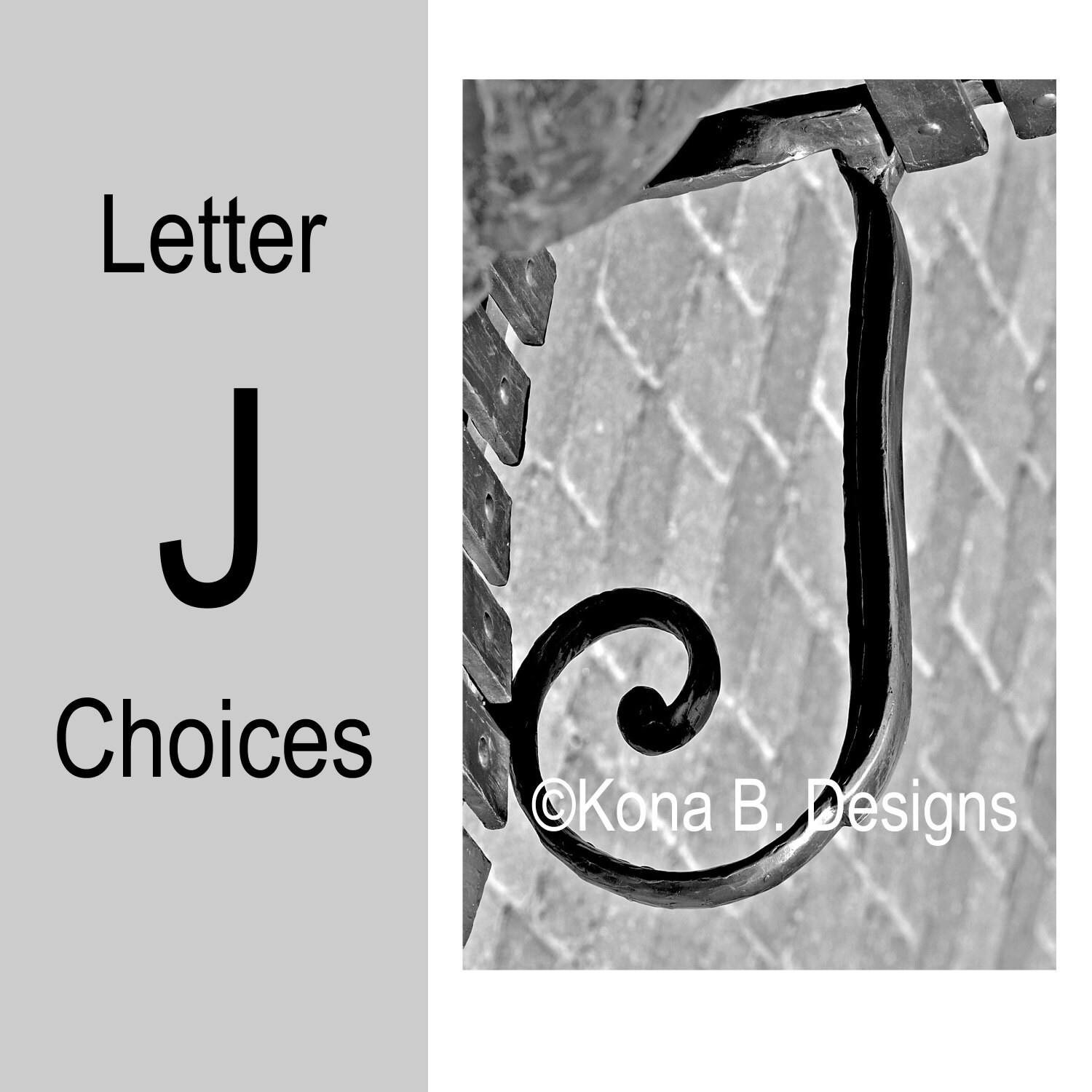 Letter J Alphabet Photography 4x6 Photo Letter | Etsy