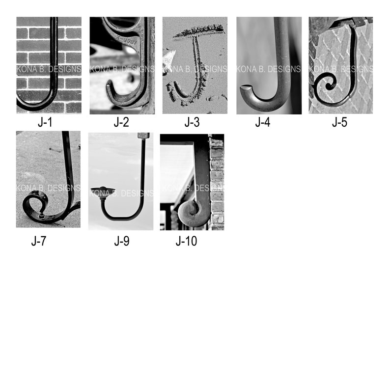 Letter J Alphabet Photography 4x6 Photo Letter Unframed - Etsy