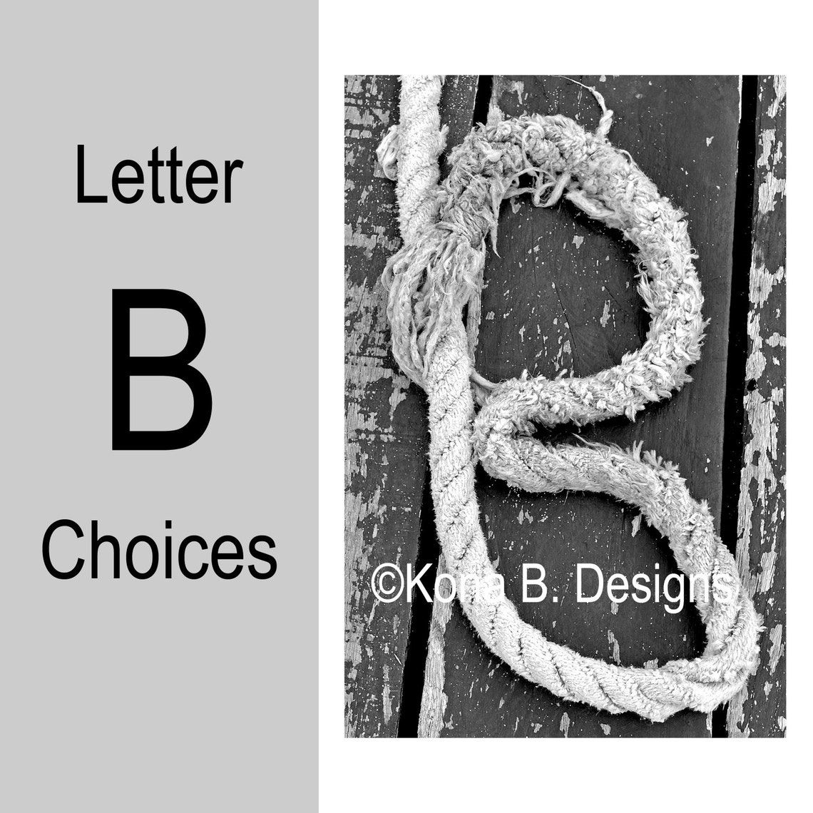 Letter B Alphabet Photography 4x6 Photo Letter Unframed | Etsy