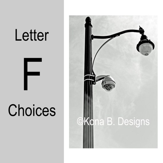 Letter F Alphabet Photography 4x6 Photo Letter | Etsy