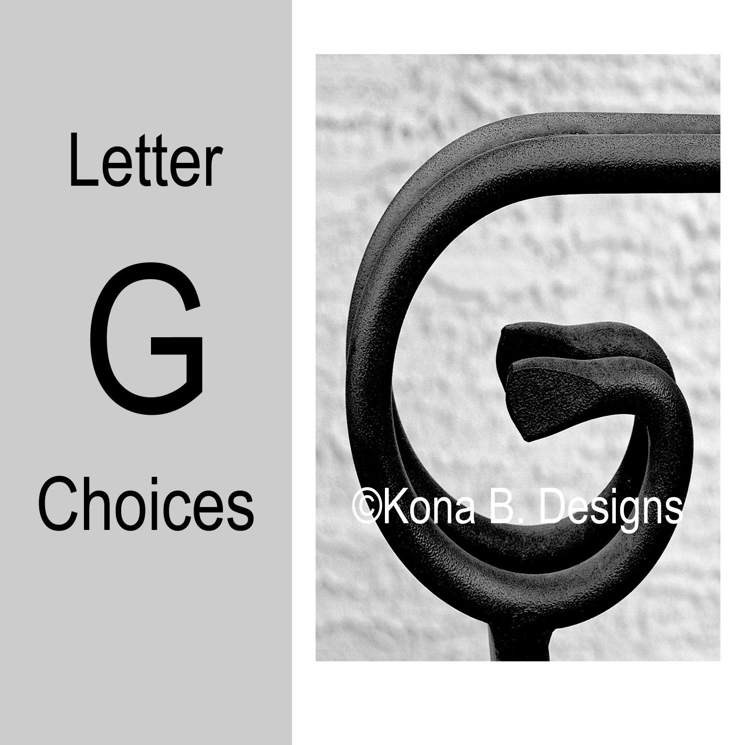 Letter G Alphabet Photography 4x6 Photo Letter | Etsy