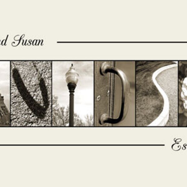 Architecture Letter Art - Etsy