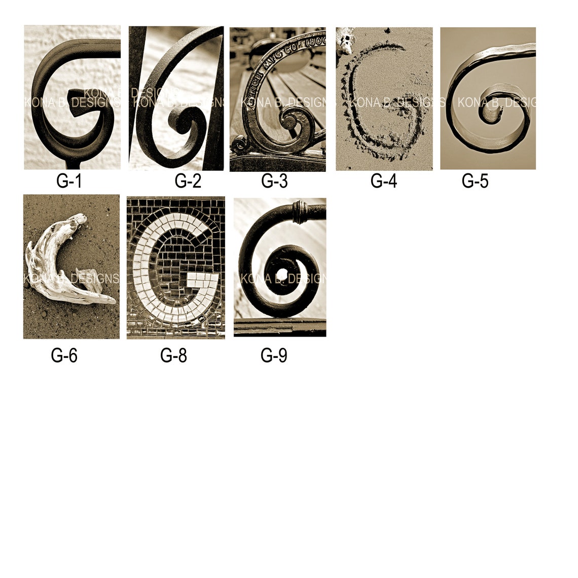 Letter G Alphabet Photography 4x6 Photo Letter Unframed | Etsy