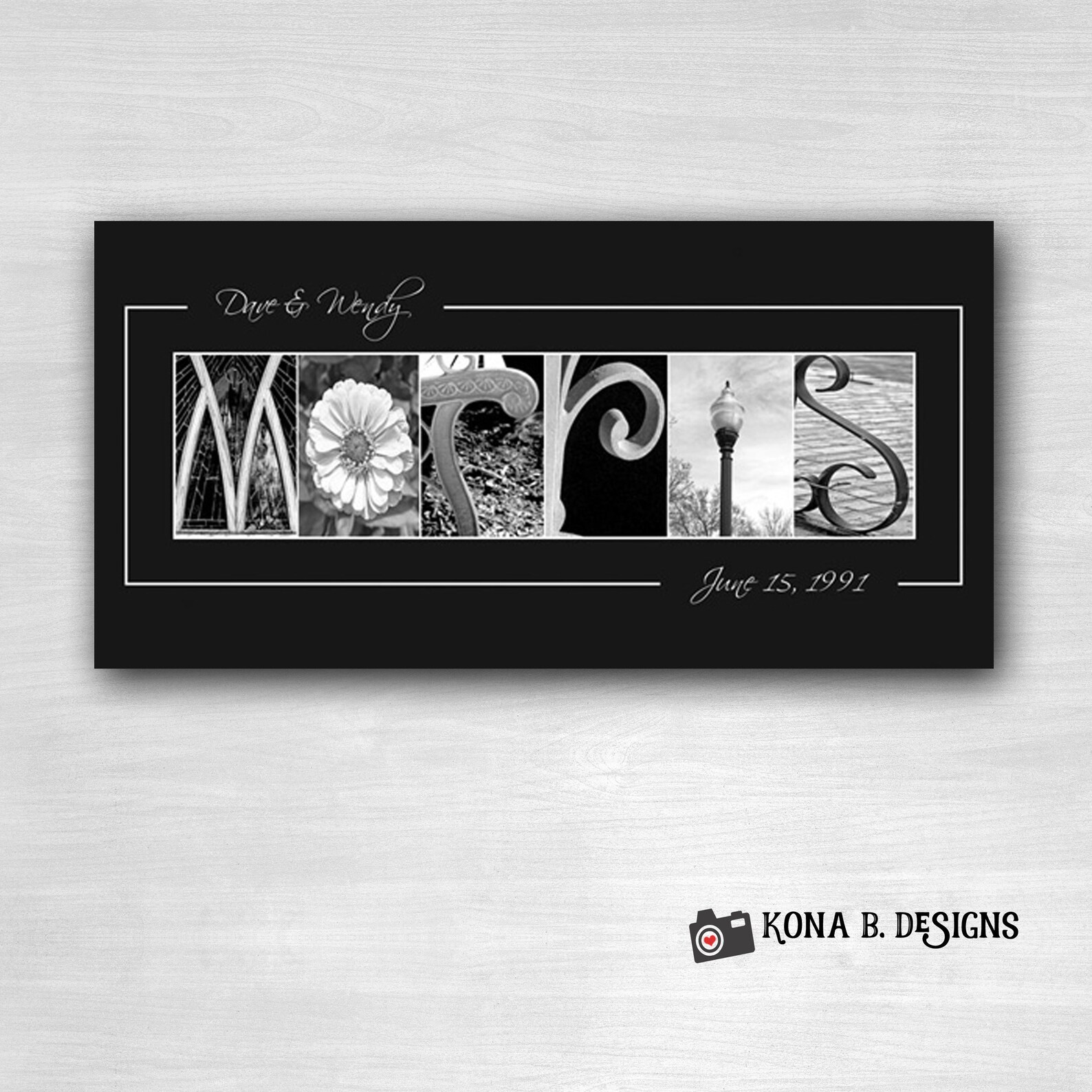 Family Name Art - Custom Alphabet Letter Photography Print- 10x20 ...