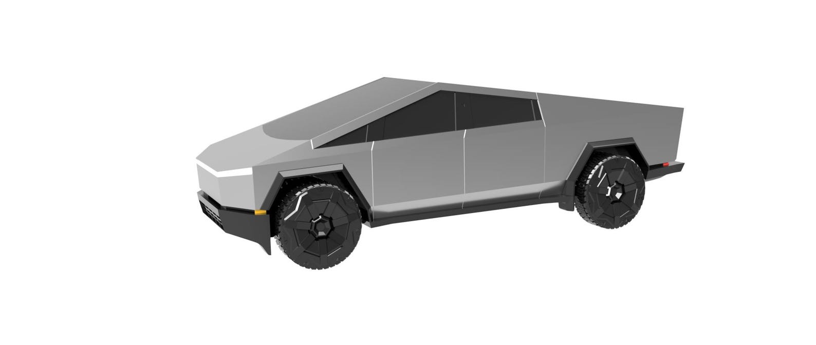 Tesla Cybertruck Detailed Desktop 3D Model STL/3MF - Etsy