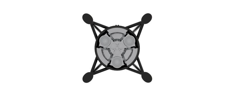 Starship HLS Lunar Lander Adjustable | Human Landing System | Spacex ...