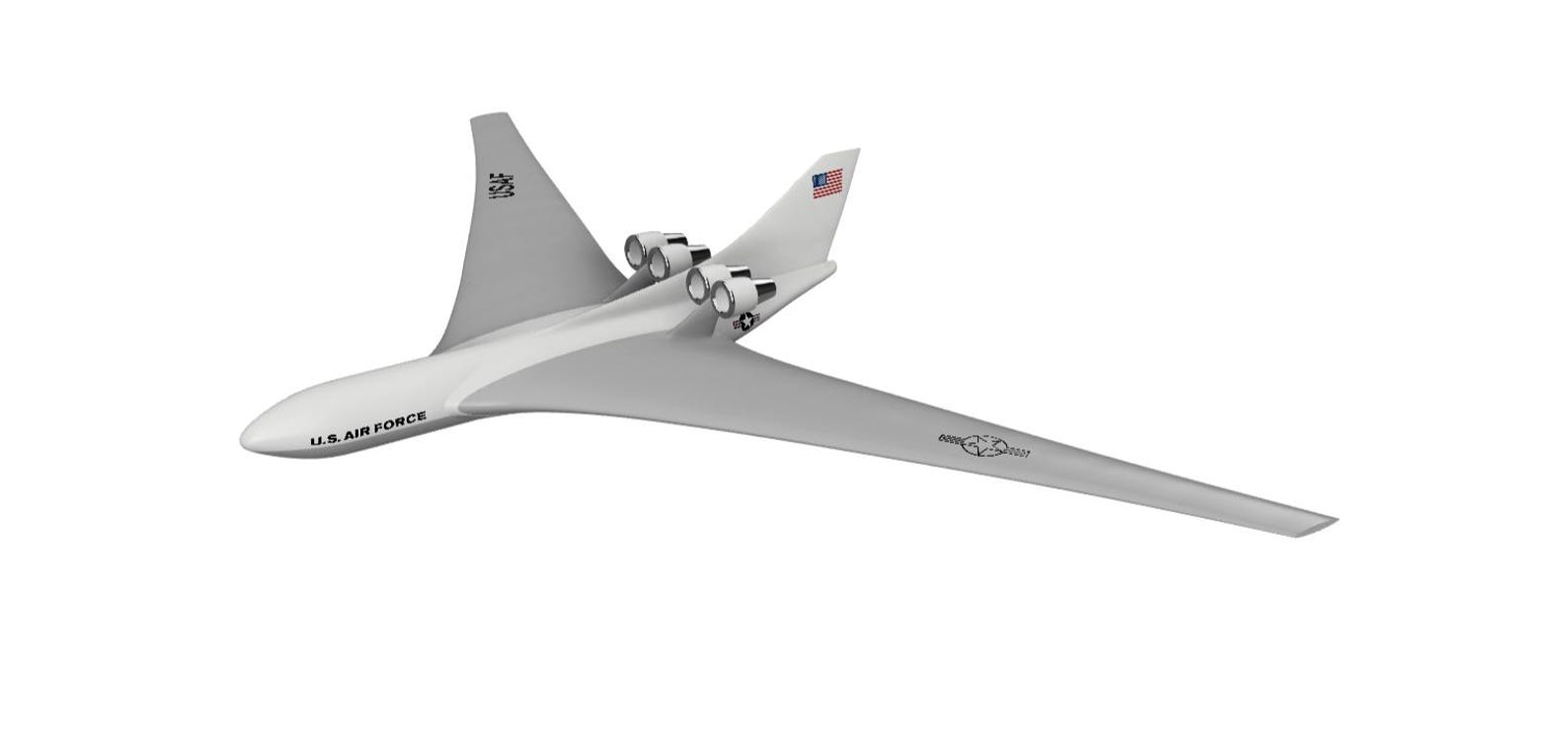 Lockheed CL-1201 Hoch detailliertes Digital Modell STL/3MF 2 Versionen ...