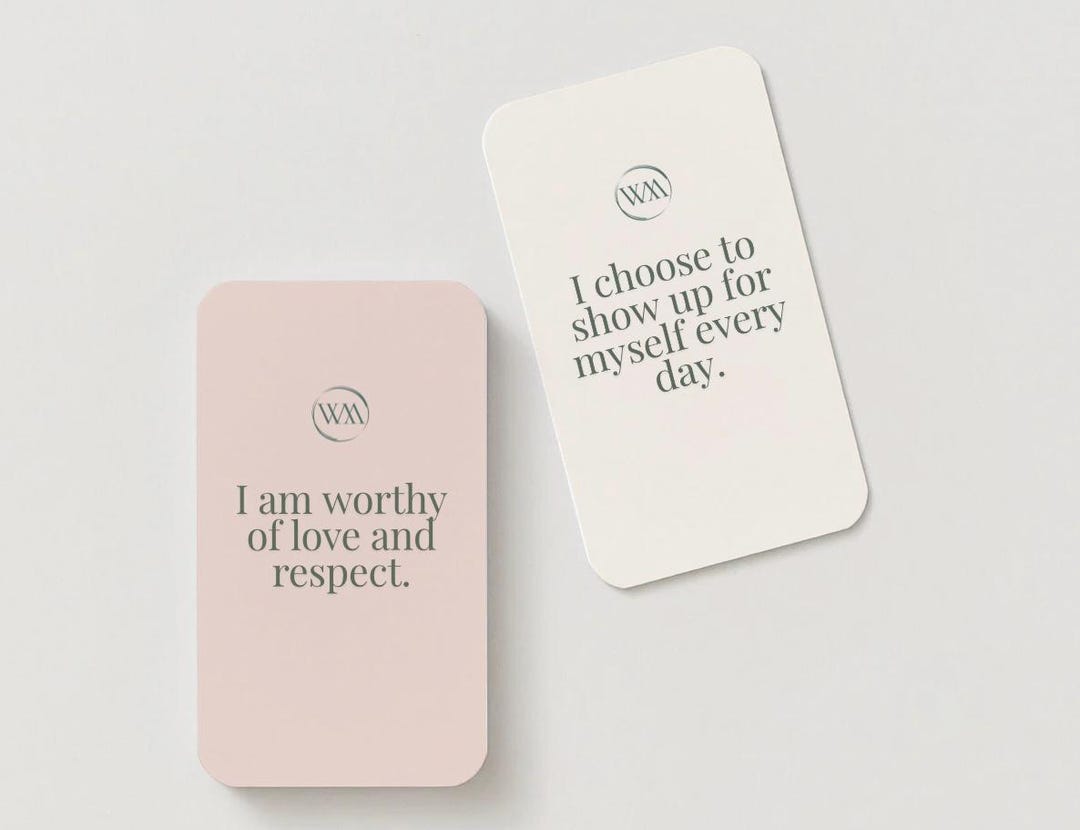Self Care Flashcards | Digital Download | Encouragement & Mindfulness ...