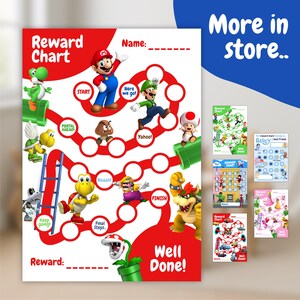 Reward Chart for Kids | Sonic Printable Behavior Chart | Reward and ...