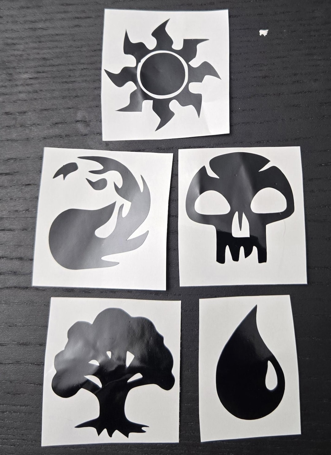 MTG Mana Land Vinyl Decals - Magic the Gathering - Set of 5 - Etsy