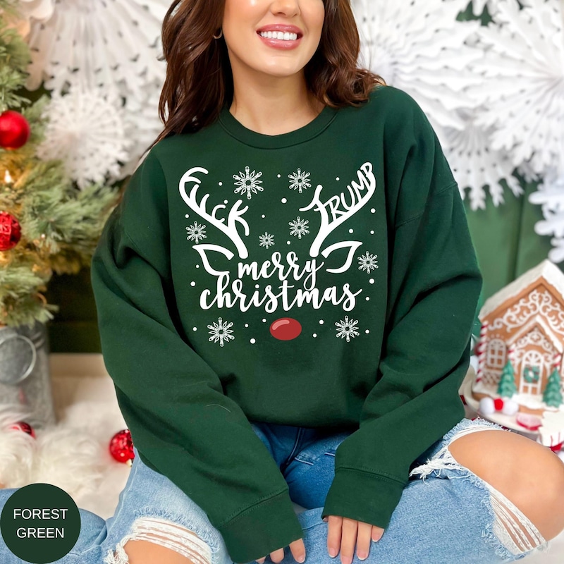F Trump Christmas Sweater - Etsy