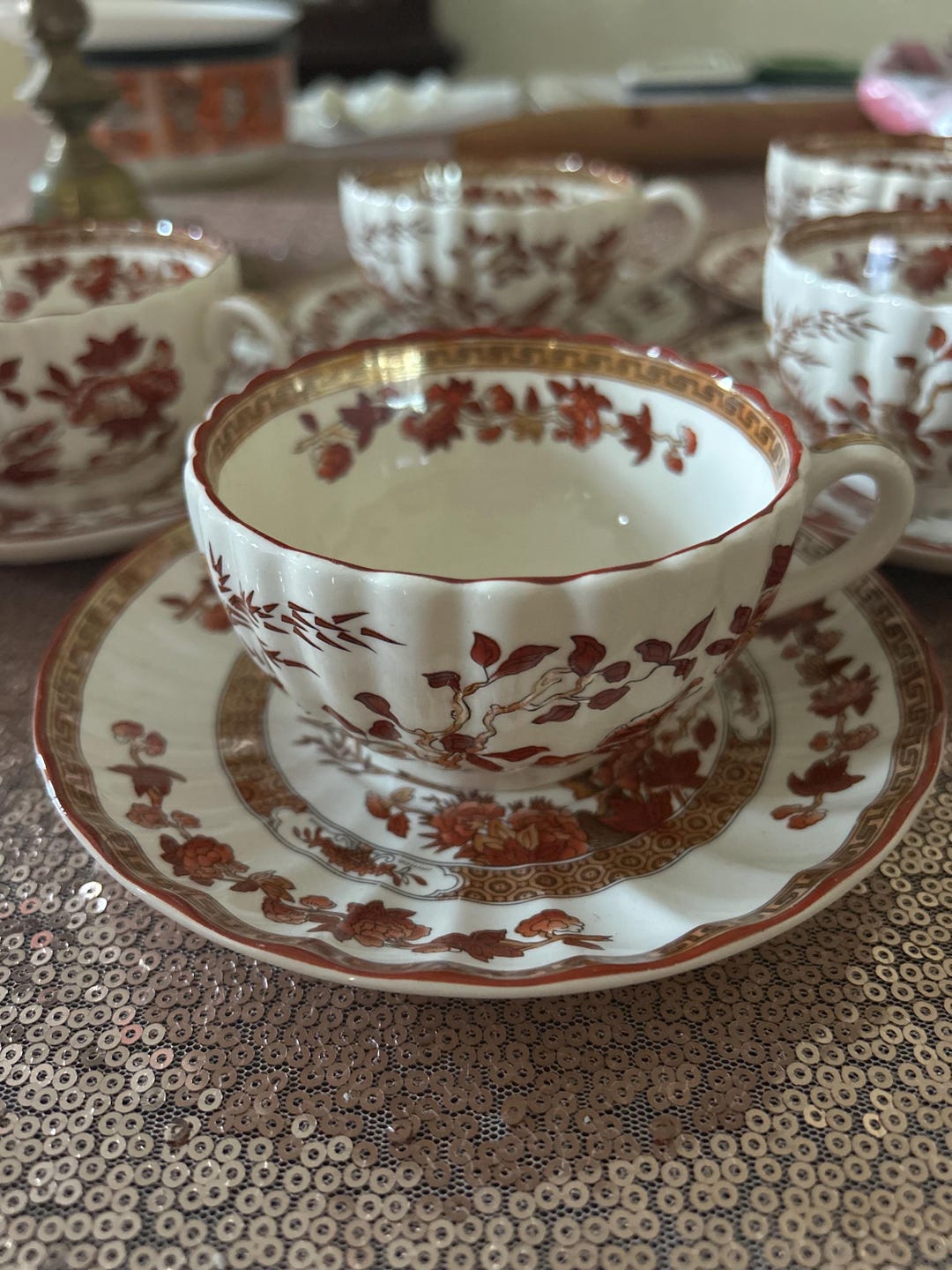 Spode Teacup and Saucer . Indian Tree . Spode Tea Set . Gift for Her ...