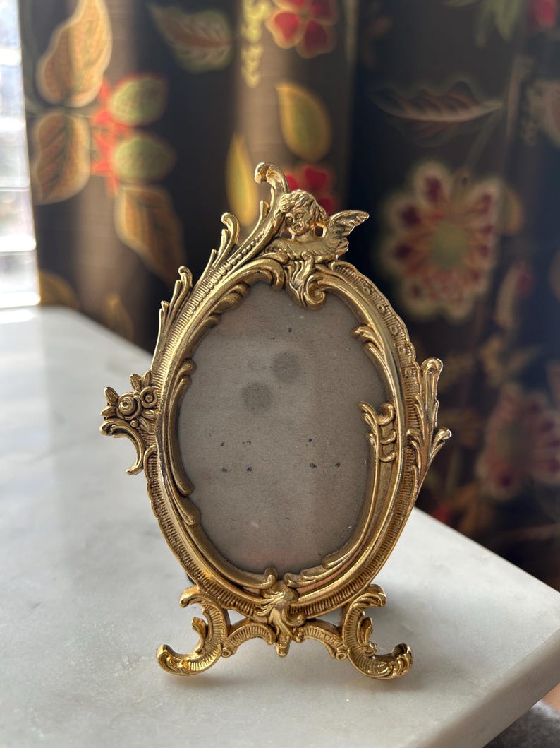 French Gold Frame . Chinoiserie Frame . French Scroll Frame ...