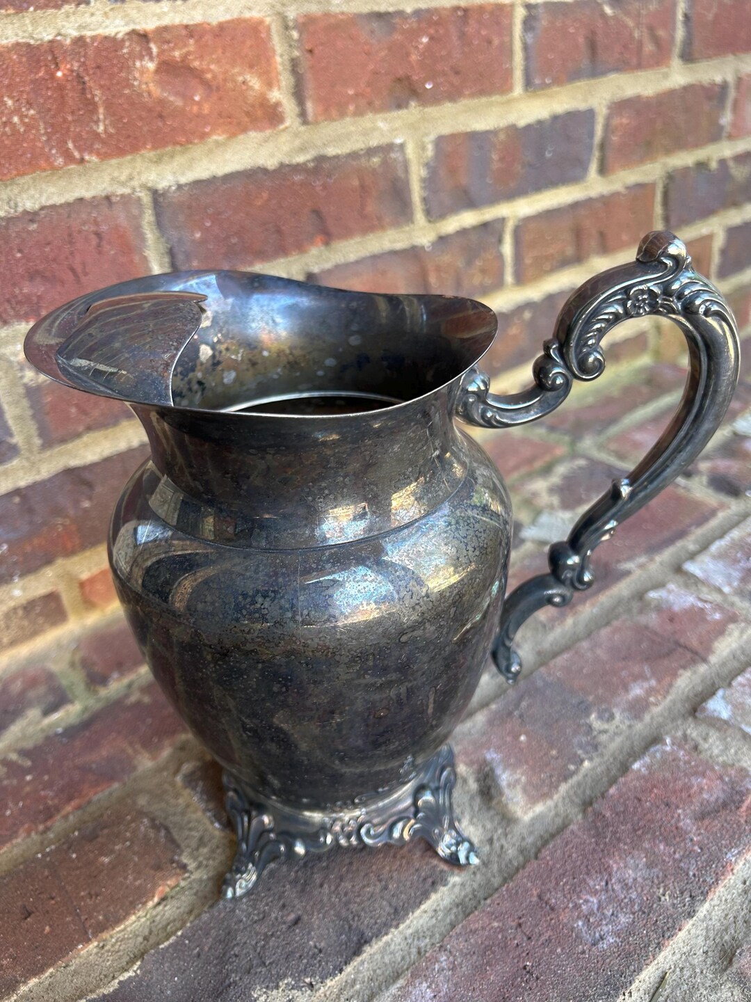 Oneida Silver Water Pitcher: Farmhouse Chic Decor - Etsy