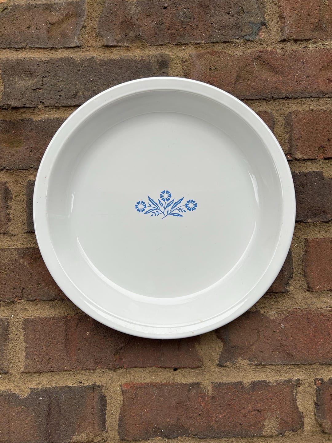 Corning Ware Plate . Vintage Pie Plate . Vintage Farmhouse . Corning ...