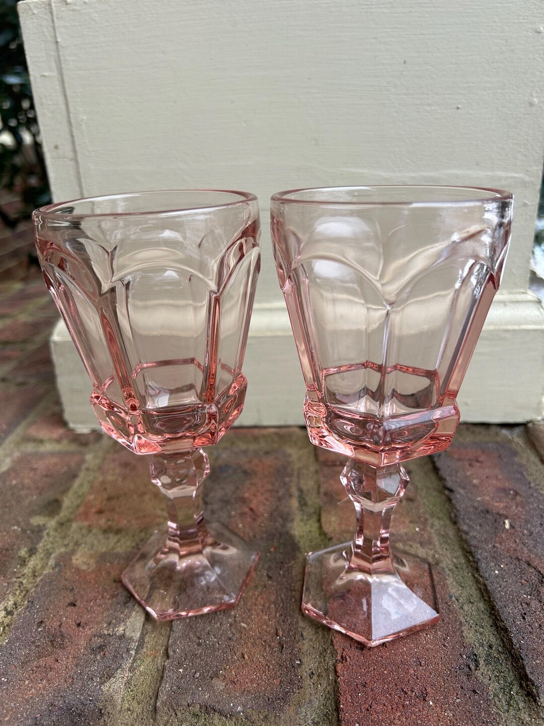 Fostoria Glasses . Pink Fostoria . Pink Glasses . Gift for Her ...