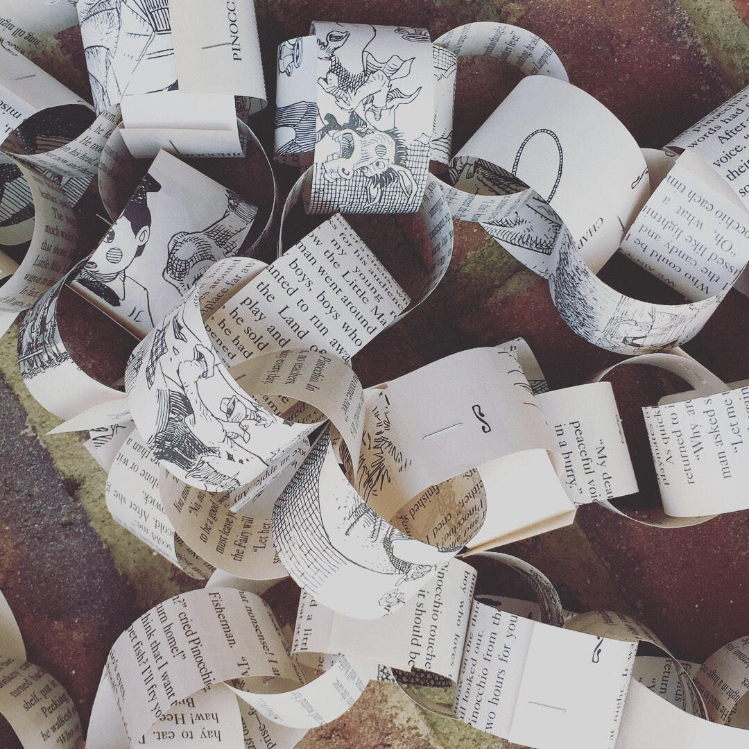 Story Book . Paper Chain . 10 Feet . - Etsy
