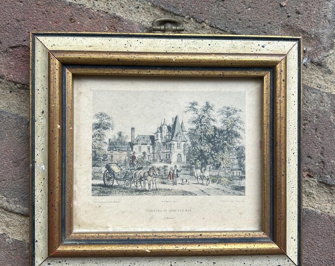 French Art . French Print . French Chateau Print . Gift for Her ...