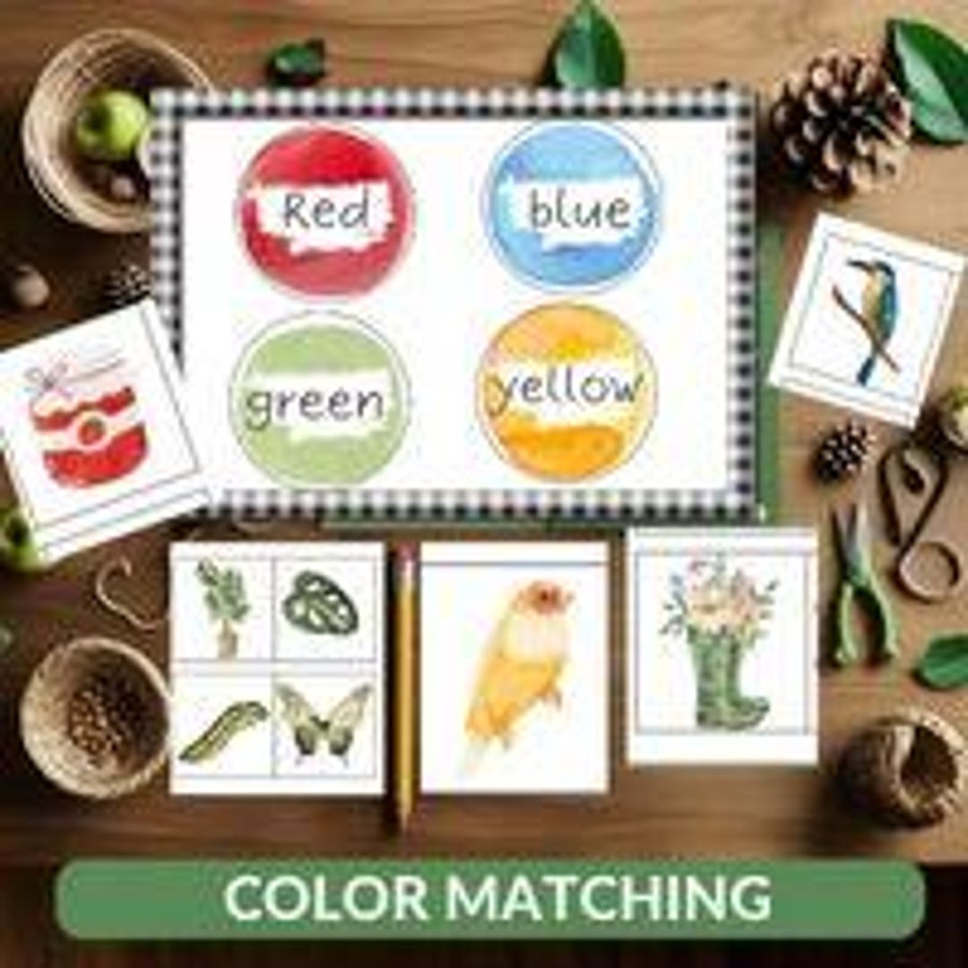 Color Matching Activity for Toddlers Printable Color Sorting Worksheet ...