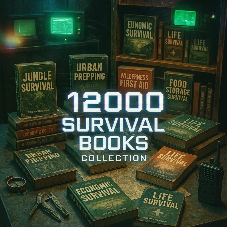 12000 Survival Books Mega Bundle | Instant Download | Survival Guides ...