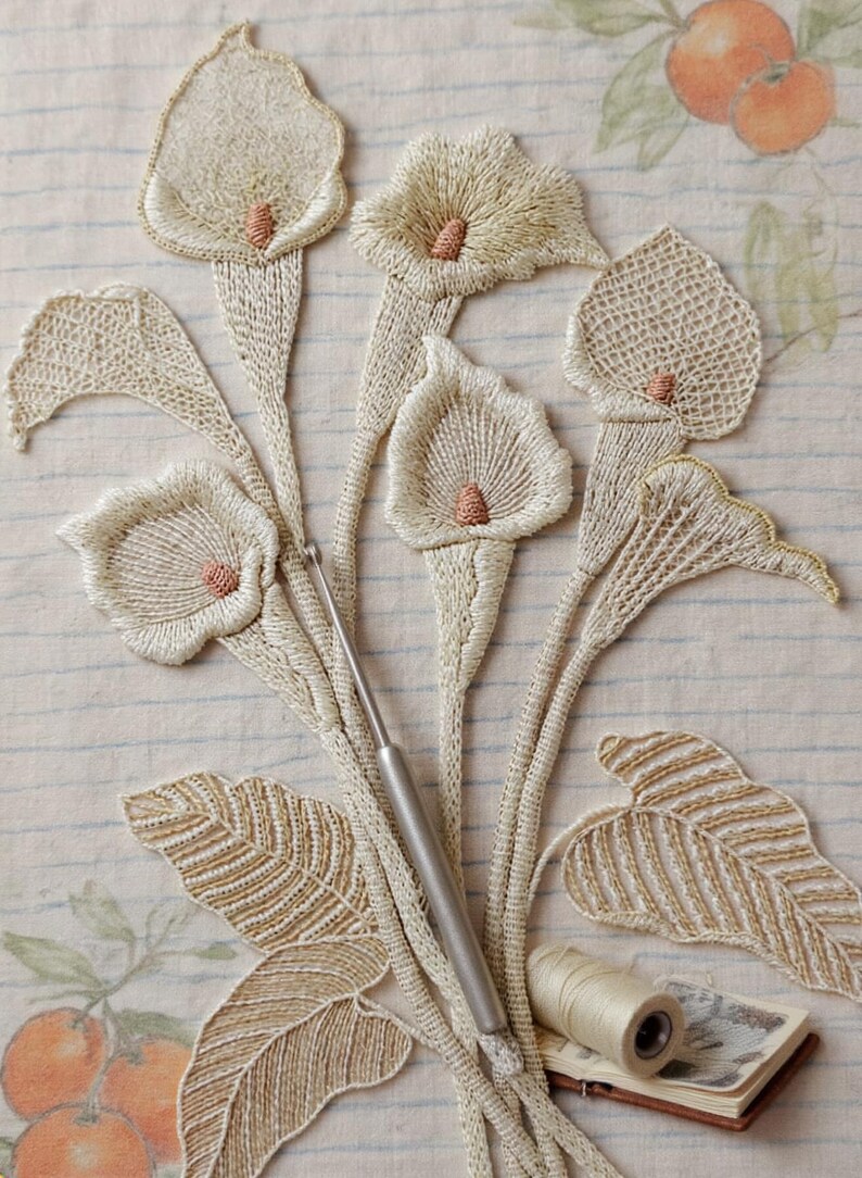 French Style Embroidery Pattern | Digital Tutorial and Patterns ...