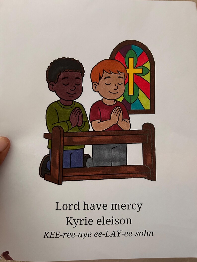 Lord Have Mercy Catholic Coloring Page | Latin Mass Printable ...