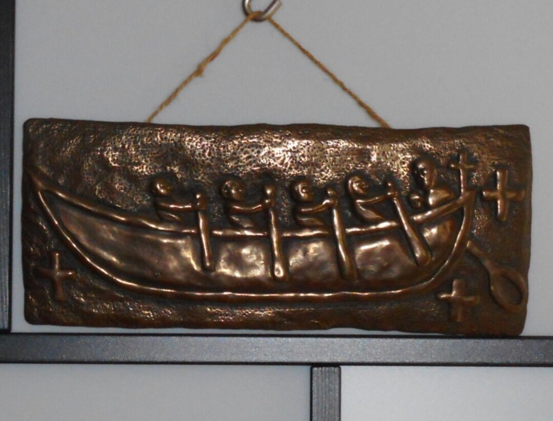 The Bantry Boat. Replica From the Kilnaruane Carved Pillar Stone. Made ...