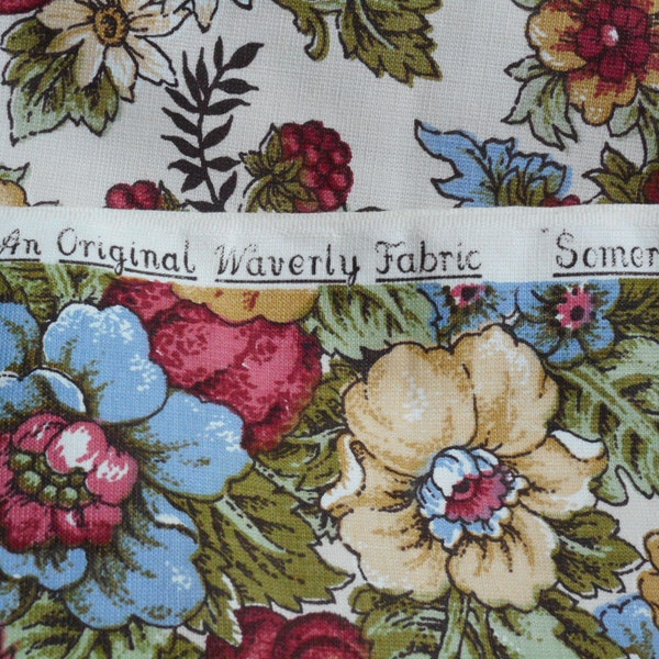 Waverly Fabric - Etsy