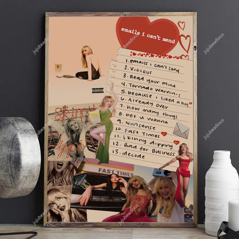 Sabrina Carpenter Album Poster 20'' × 30'' sold by Dan Rosensweig | SKU ...