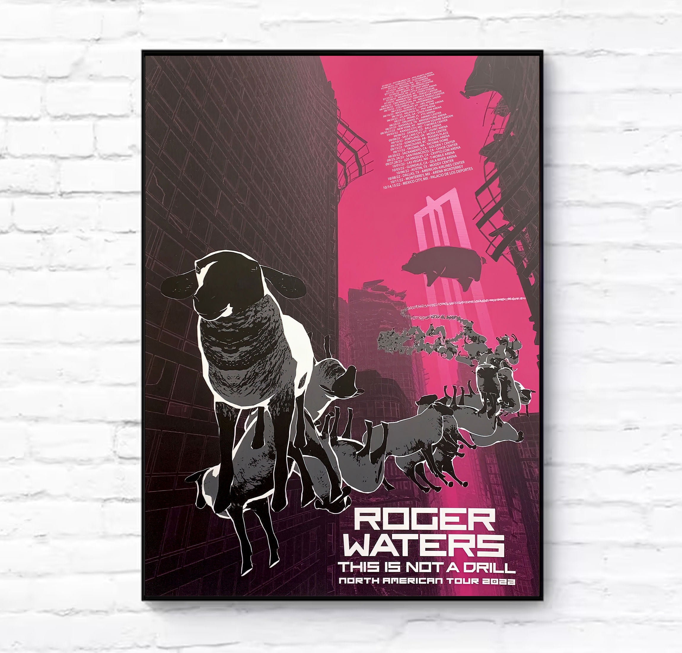 Roger Waters This Is Not A Drill Poster (Und), Roger Waters Tour 2022 ...