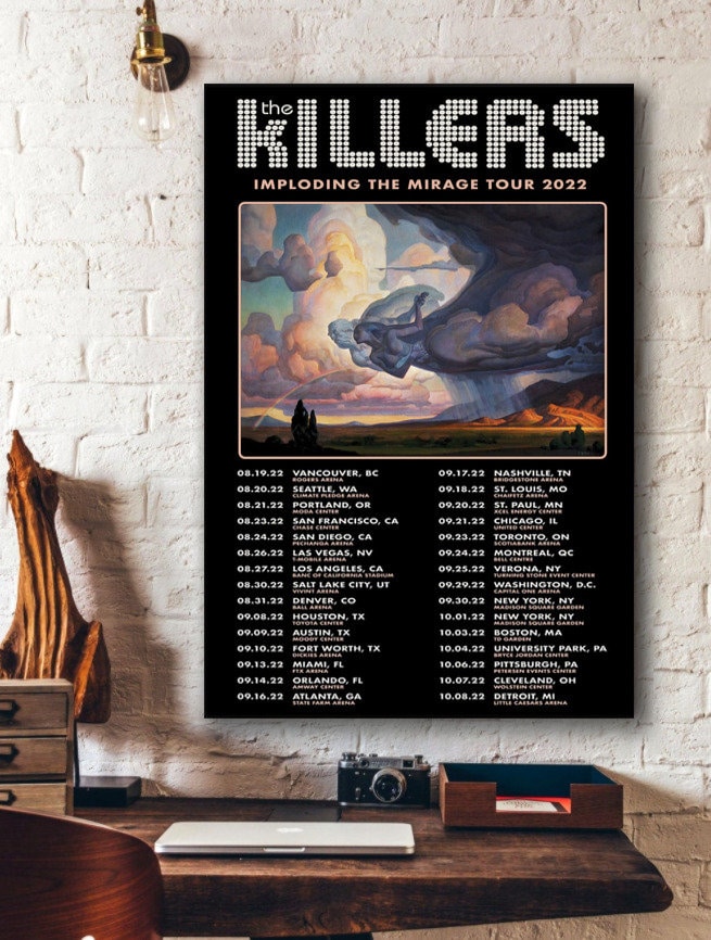The Killers Band Tour 2022 Poster (Und) sold by KaiWen | SKU 498736 | Printerval UK