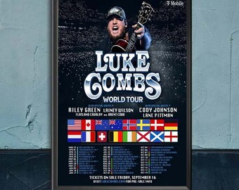 Luke Combs Poster - Etsy