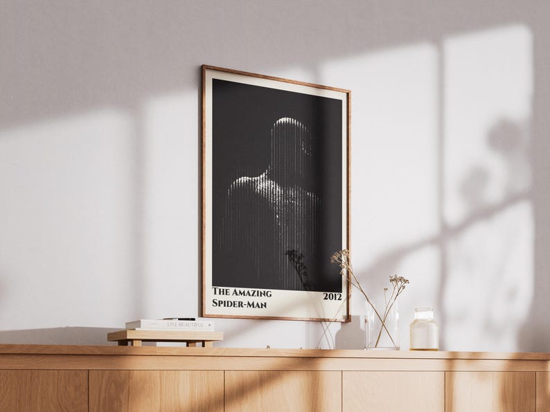 The Amazing Spider-man Barcode Poster – Minimalist Wall Art, Printable ...