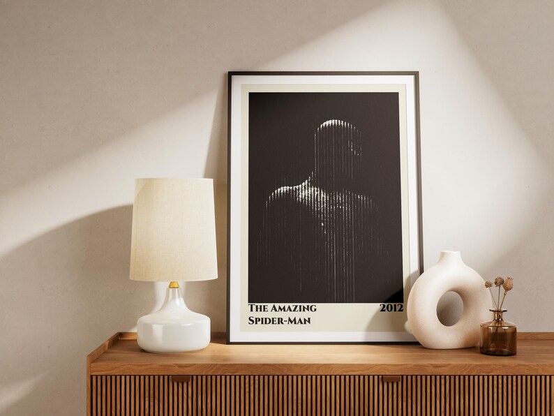 The Amazing Spider-man Barcode Poster – Minimalist Wall Art, Printable ...