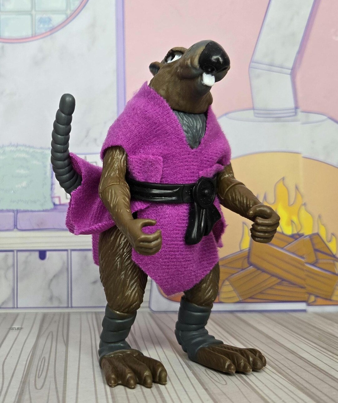 Vintage 1988 Teenage Mutant Ninja Turtles Splinter Action Figure. - Etsy