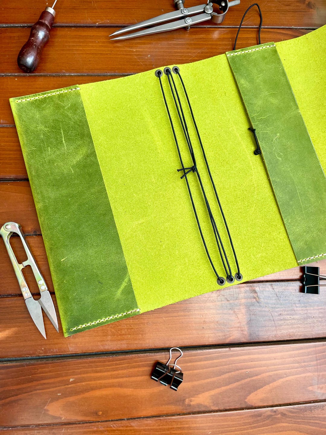 Personalized Leather Notebook/book Cover: Multiple Ledgers Handmade A5 ...