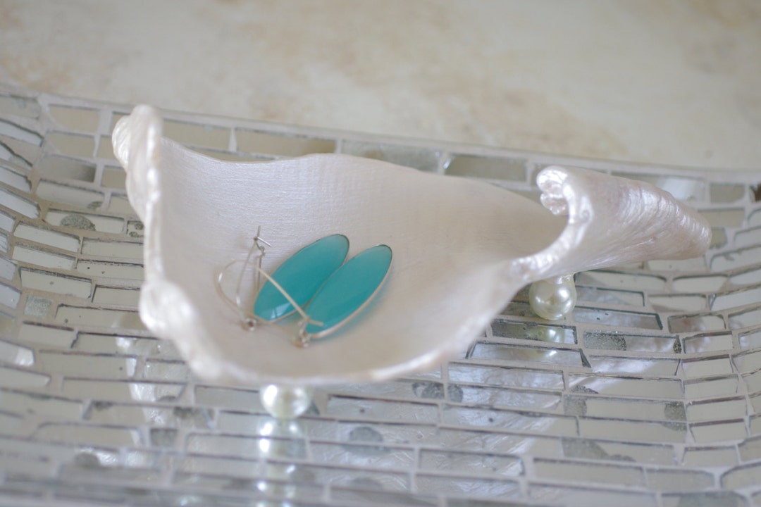 Conch Shell Trinket Dish - Etsy