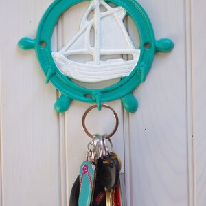Nautical Key Rack - Ship Key Ring - Wall Key Holder - Etsy