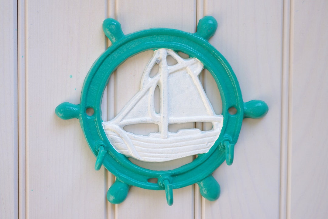 Nautical Key Rack - Ship Key Ring - Wall Key Holder - Etsy