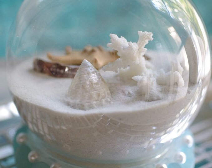 Summer Beach Sand Globe - Vacation Memory Globe - Vacation Fun - Etsy