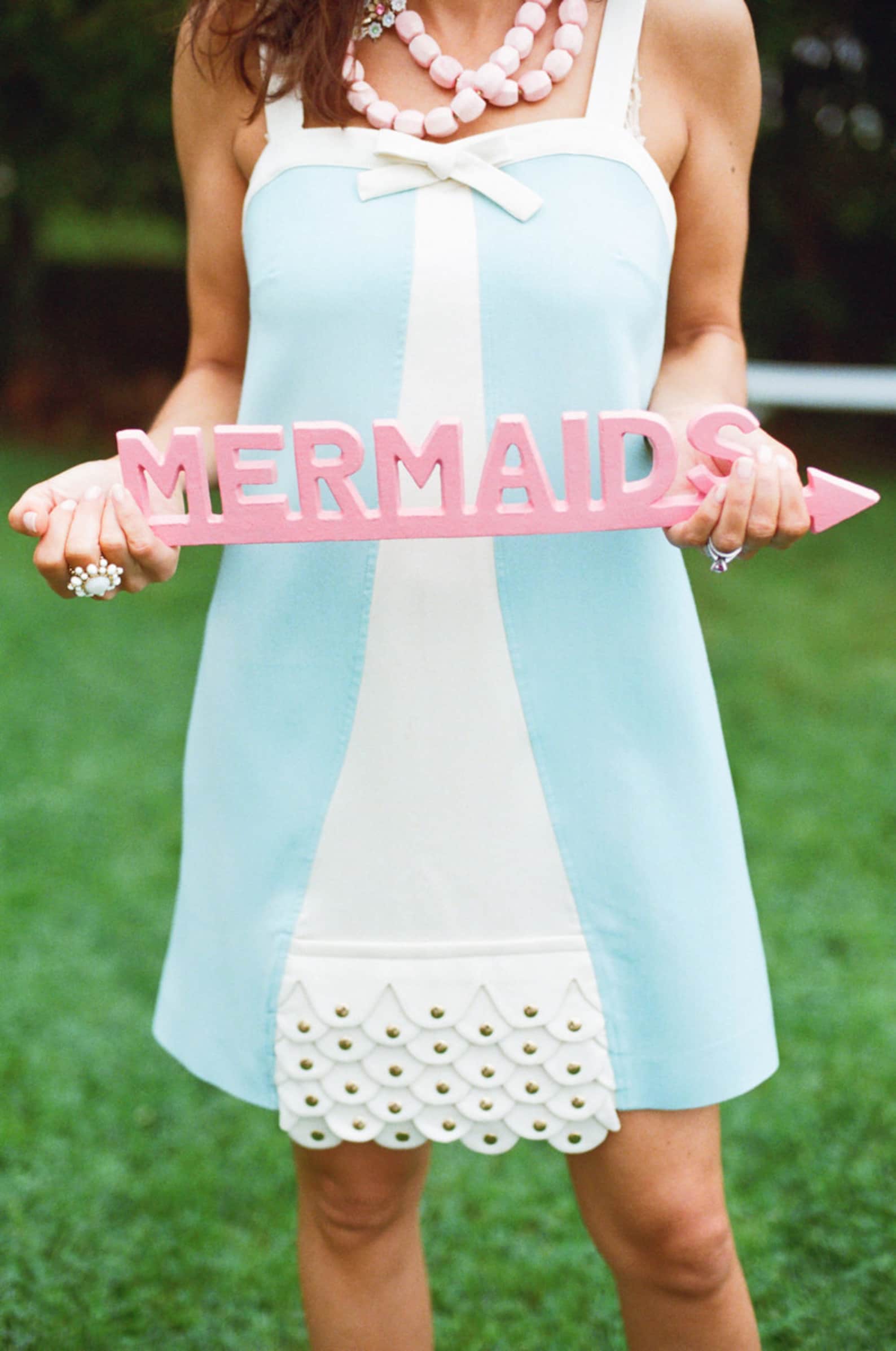Mermaid Sign Coastal Decor Pick Your Color - Etsy