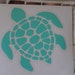 Sea Turtle or Scallop Shell Vinyl Decal Beach Decal Shell Decal Car ...