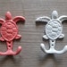 Sea Turtle Wall Hook Cast Iron Sea Turtle Beach Decor CUSTOM COLORS - Etsy