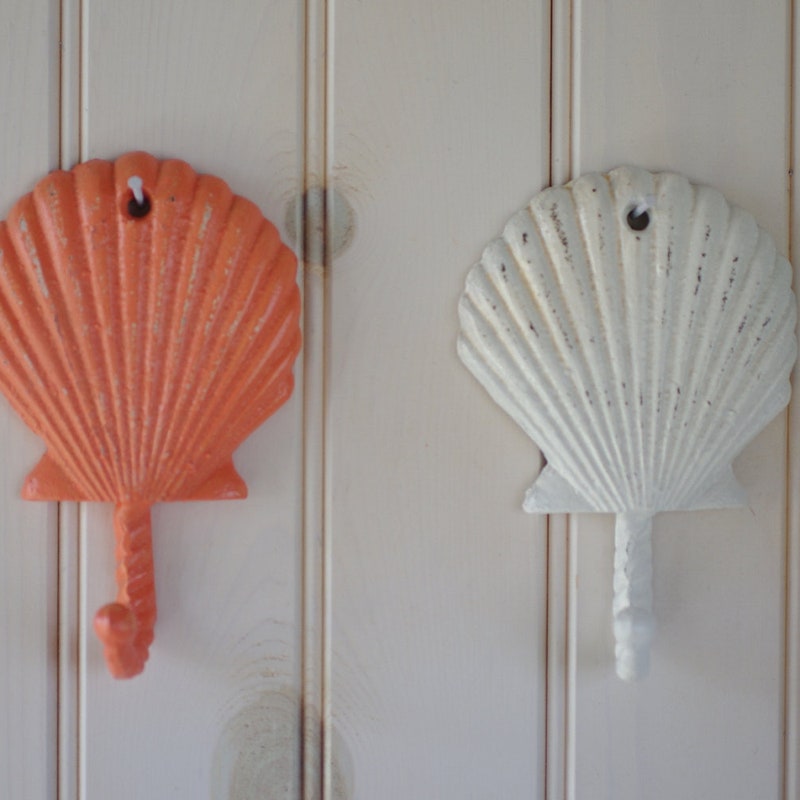 Seashell Hook Wall Mount - Etsy