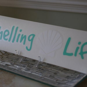 Shelling Life® Vinyl Decal - Beach Decal - Scallop Shell Decal - Car ...