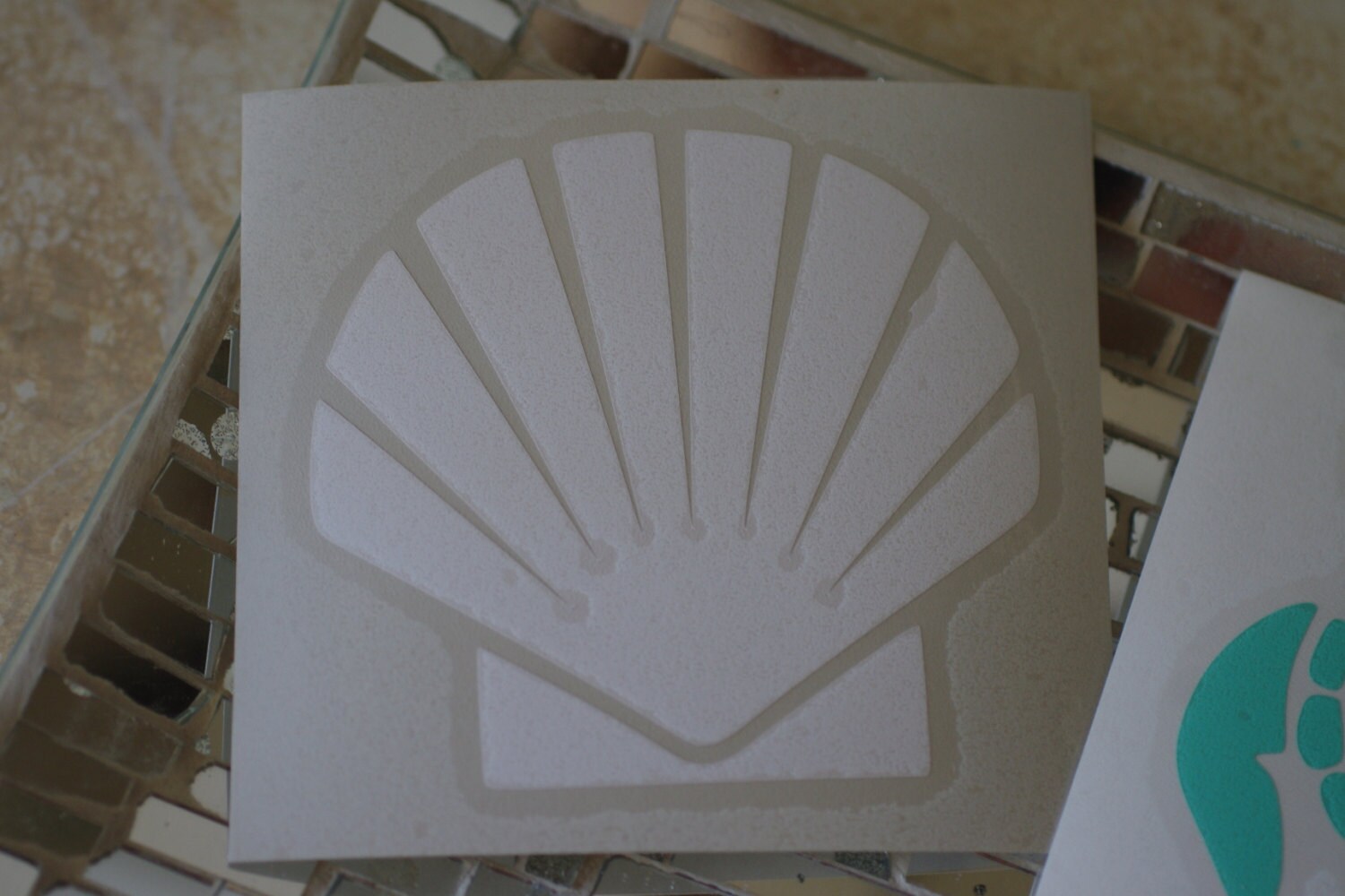 Sea Turtle or Scallop Shell Vinyl Decal Beach Decal Shell - Etsy